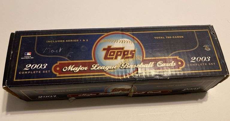 TOPPS 2003 Complete Set-720 Cards Series 1&2 - Sherwood Auctions