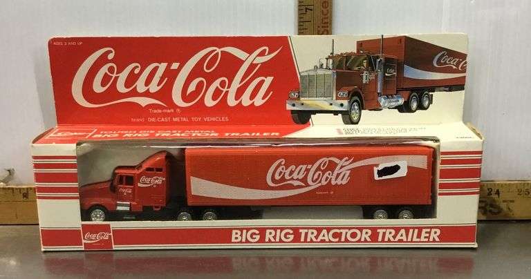 Coca-Cola Semi Truck and Trailer - Sherwood Auctions