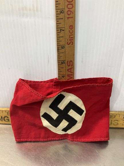 Cloth Nazi Swastika Arm Band - Sherwood Auctions