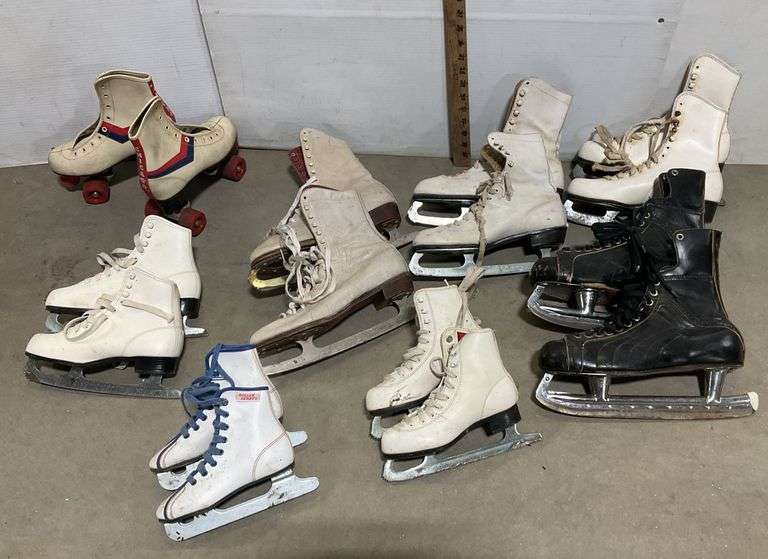 Vintage Chicago Roller Skates & Vintage Ice Skates - Sherwood Auctions