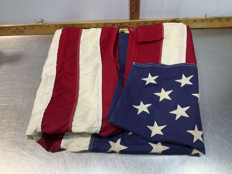 American Cloth Flag (32” x 52”) - Sherwood Auctions