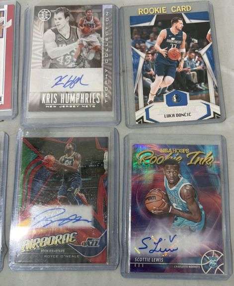 NBA Panini Autographed Basketball Collector Cards - Sherwood Auctions