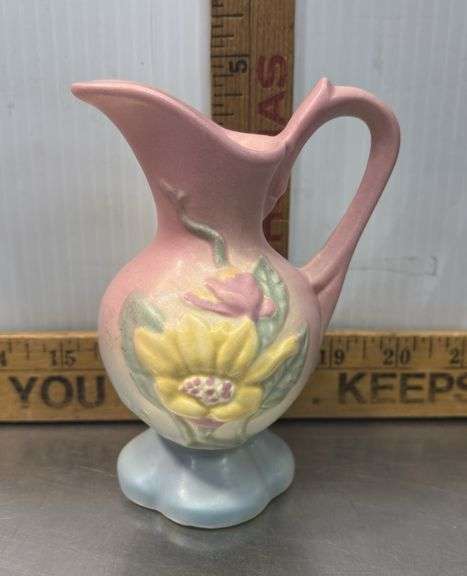 Hull Pottery Magnolia Pitcher - Sherwood Auctions