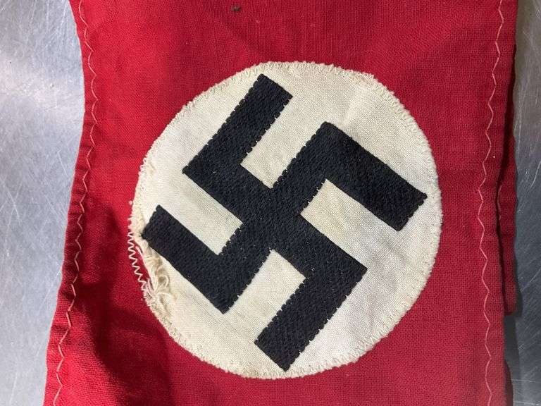 Cloth Nazi Swastika Arm Band - Sherwood Auctions