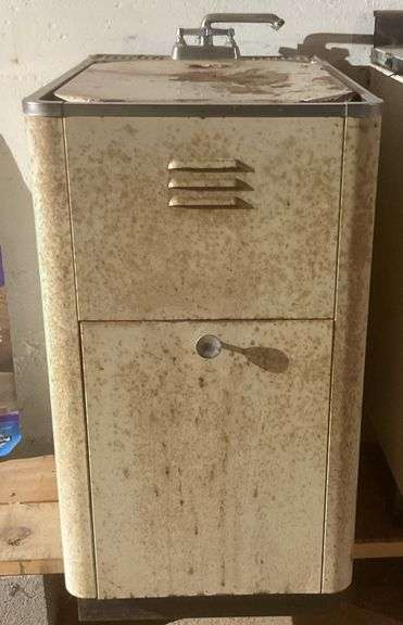 Vintage Utility Sink 36”x19.5”x29” - Sherwood Auctions