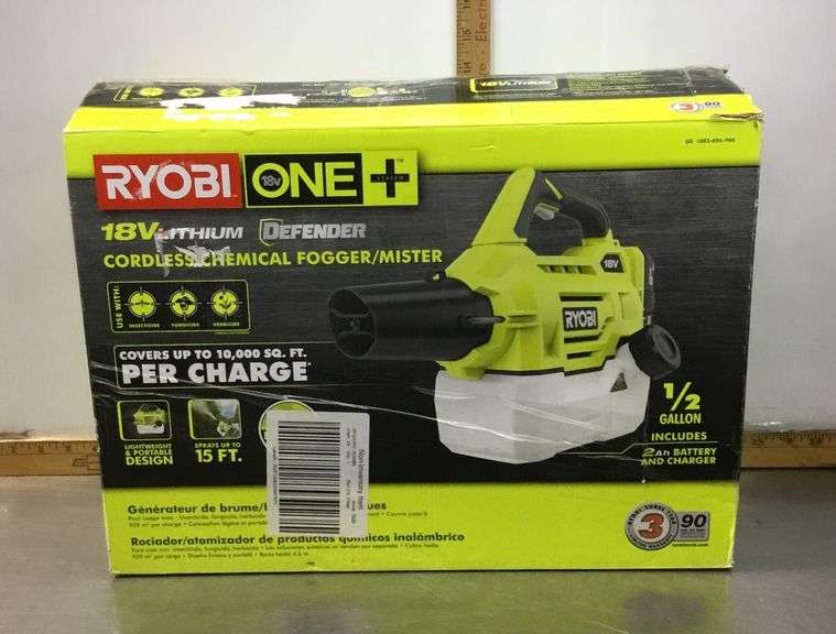 RYOBI Cordless Chemical Fogger/Mister (Charger has power) - Sherwood ...