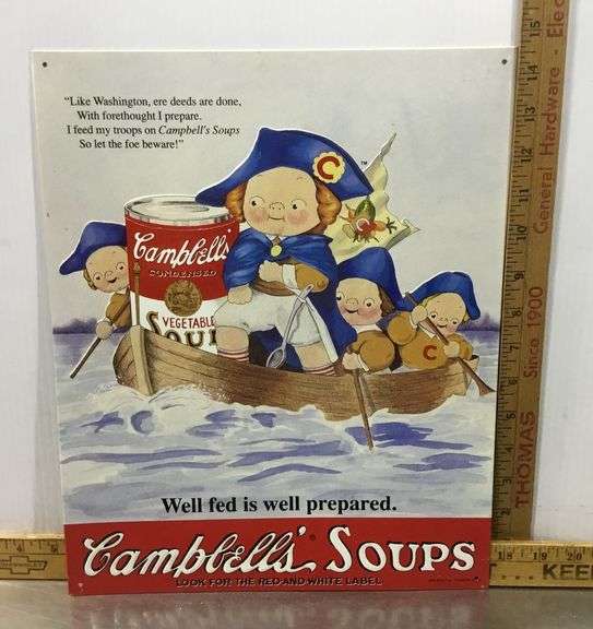 Campbell Soup Tin Signs - Sherwood Auctions