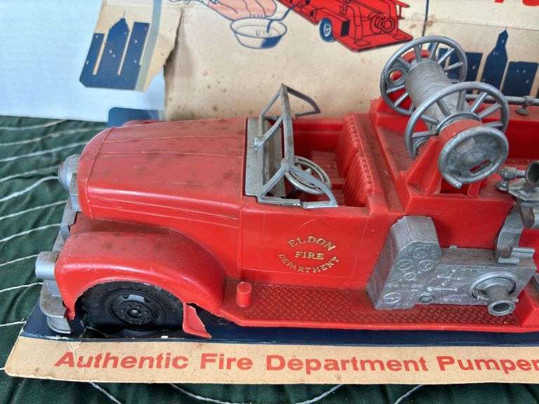 1950's Eldon Toy Fire Engine Pumper - Sherwood Auctions