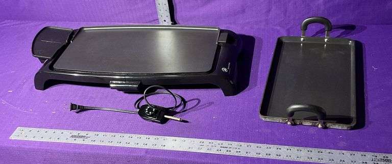 GE Electric Griddle & Pamper Chef Griddle - Sherwood Auctions