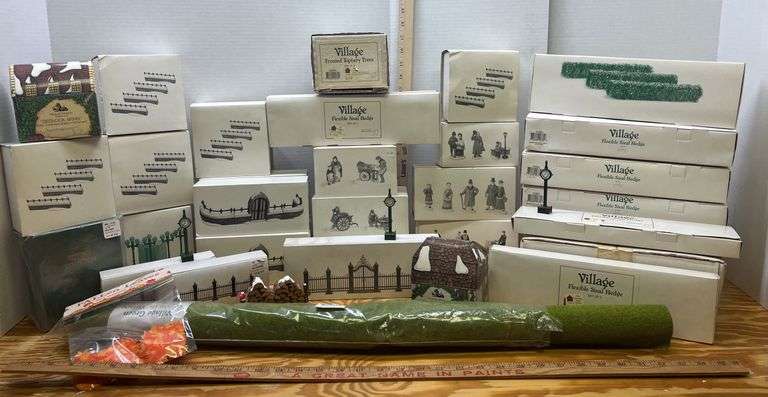 Huge Lot of Department 56 Accessories & Books - Sherwood Auctions