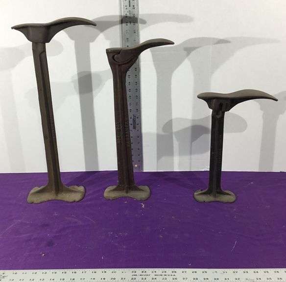 3 Pc. Antique Big Boy & Sears Cobbler Stands - Sherwood Auctions