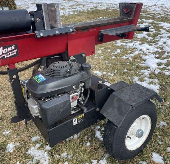 Swisher 5.5 HP, 27 Tons Splitting Force Log Splitter- fits a 24” log ...
