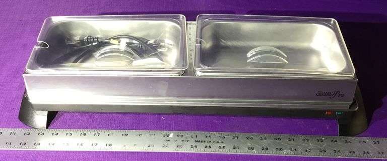 Grand Gourmet Pro 2-1 Cordless Buffet Server Has Power - Sherwood Auctions