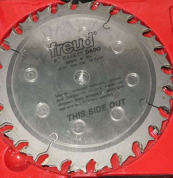 Freud New Safety DADO 8” Blade Set in Case - Sherwood Auctions