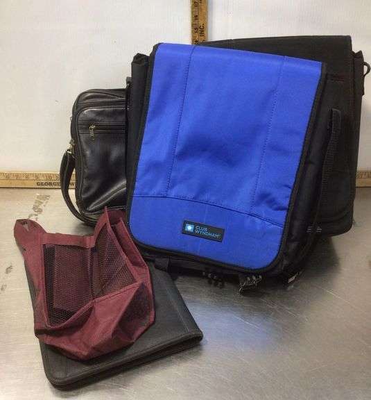 Soft Leather Briefcase, Club Wyndham Bags and More - Sherwood Auctions