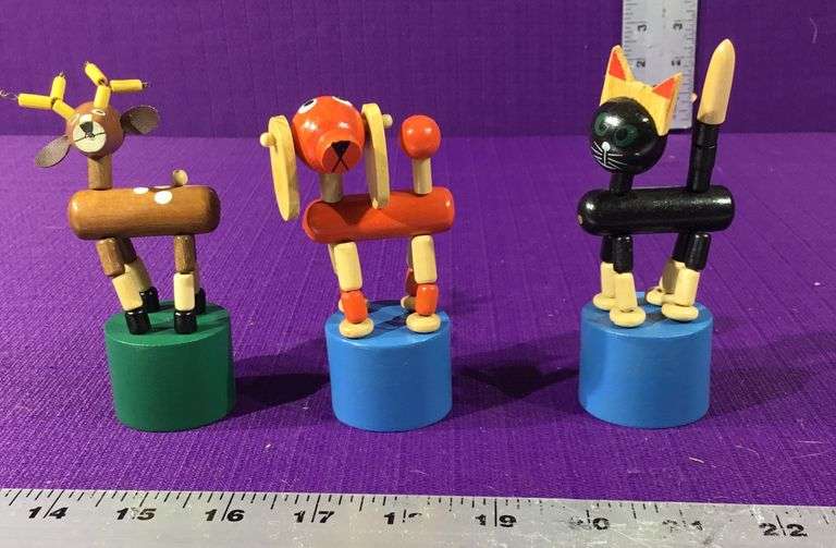 3 Pc. Thumb Push Puppets - Sherwood Auctions