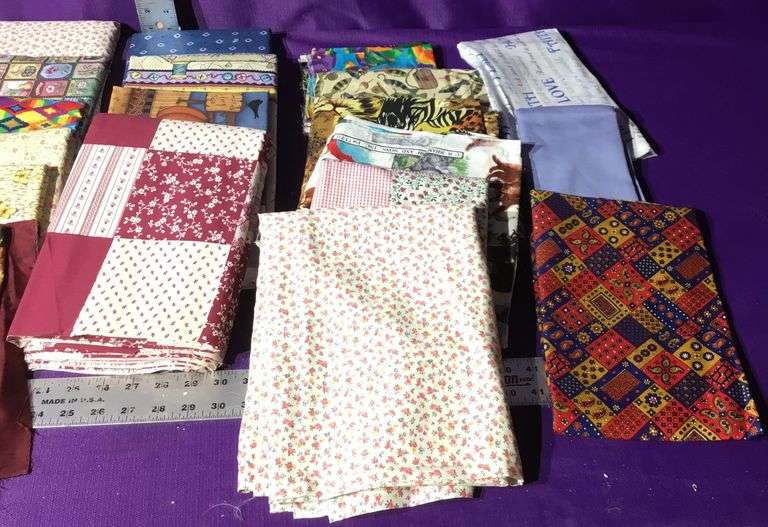 Collection of Quilting Fabric - Sherwood Auctions