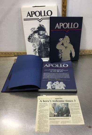 Apollo Collectors Book by Alan Bean - Sherwood Auctions