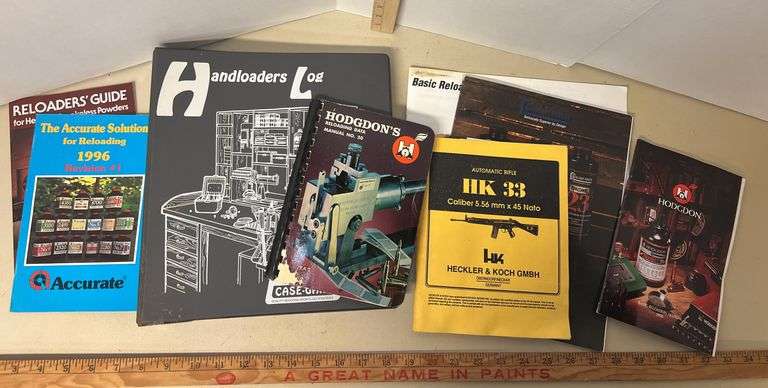Reloading Guide Books & More Reloading Reads - Sherwood Auctions
