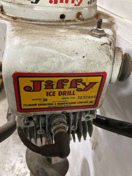 Jiffy Ice Drill Model 30 ( Has Compression) - Sherwood Auctions
