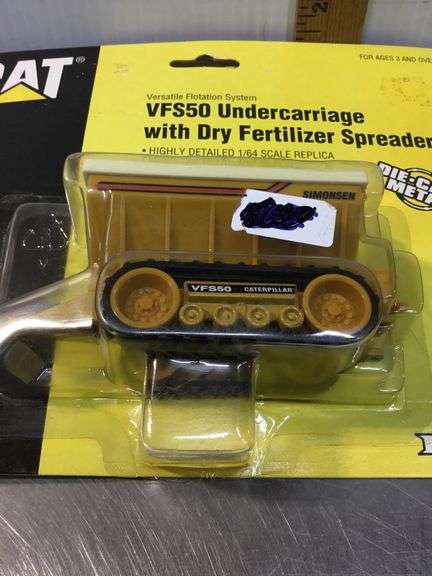 ERTL CAT VFS50 Undercarriage With Dry Fertilizer Spreader - Sherwood ...