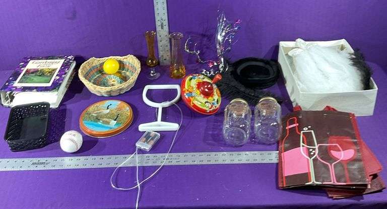 Tim Toy, Mason Jars, Garden Book & More - Sherwood Auctions