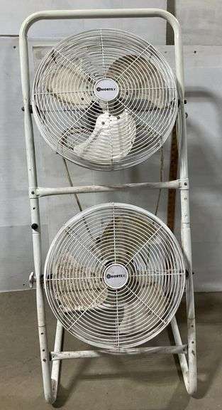 Nortex Double Fan (has power but no knobs) - Sherwood Auctions