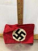 Cloth Nazi Swastika Arm Band - Sherwood Auctions