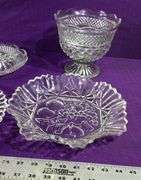Glass Serving Trays & Candy Dish - Sherwood Auctions