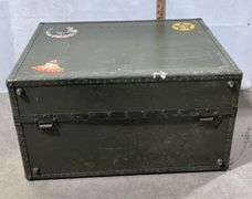 World War ll Foot Locker - Sherwood Auctions