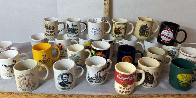 Nice Collection of Fun Coffee Mugs - Sherwood Auctions