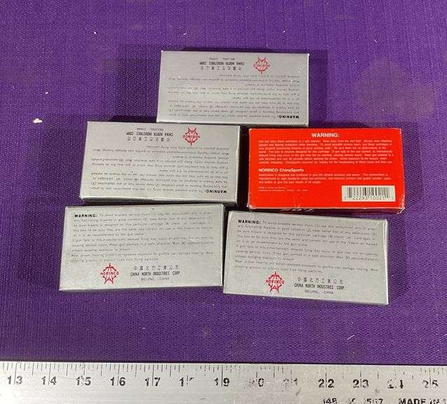 100 Ct. Norinco 7.62x39 Ammo - Sherwood Auctions