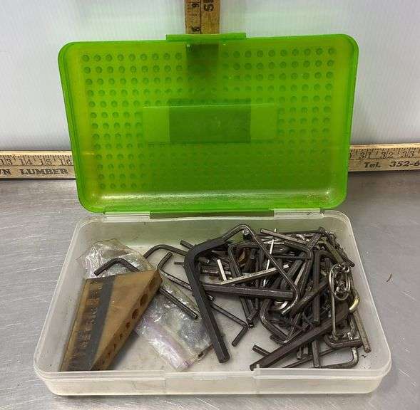 Allen Wrenches in Storage Container - Sherwood Auctions