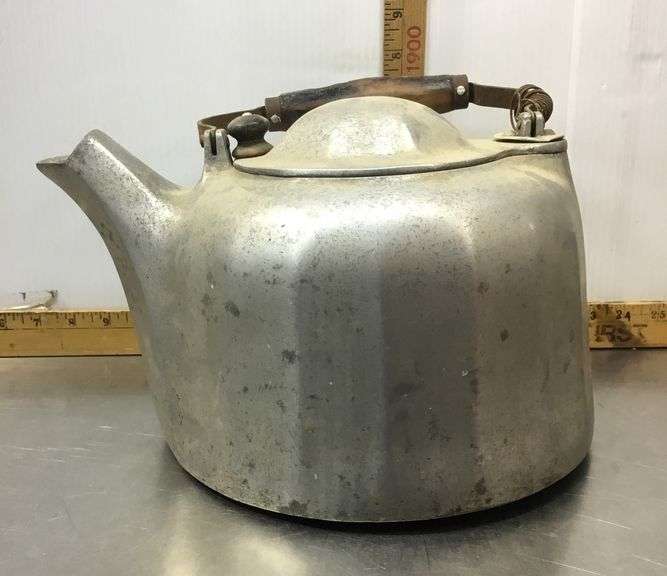 Galvanized Tea Kettle - Sherwood Auctions