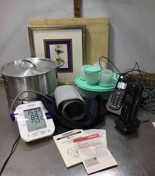 Tupperware Storage Kit, OMRON Blood Pressure Monitor, Staibless Steel ...