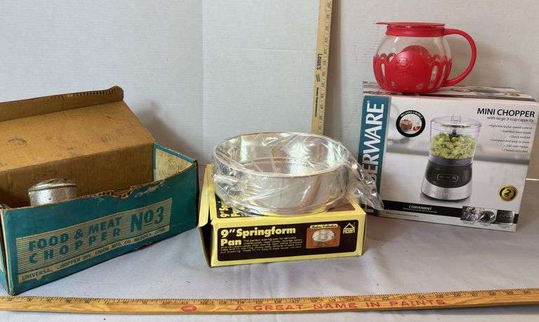 Farberware Mini Chopper, 9” Springform Pan & Food Chopper - Sherwood ...