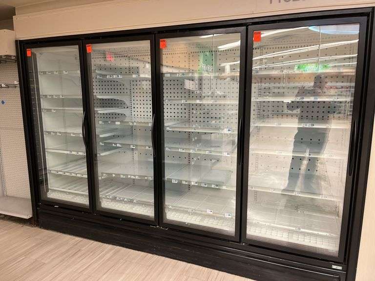 4 Door Freezer Unit Zero Zone - Sherwood Auctions