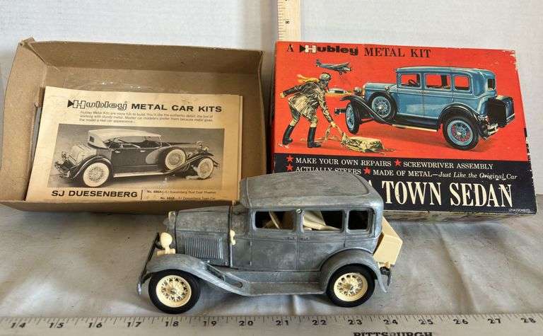 Hubley Model A Town Sedan Vintage Metal Car Kit (already put together ...