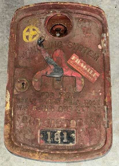 Ford Motor Co. Antique Fire Alarm - Sherwood Auctions