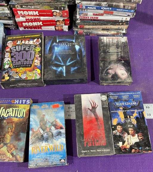 Collection of DVDs & VHS Tapes - Sherwood Auctions