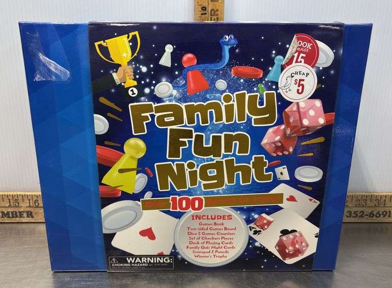 Family Fun Night Game Box - Sherwood Auctions