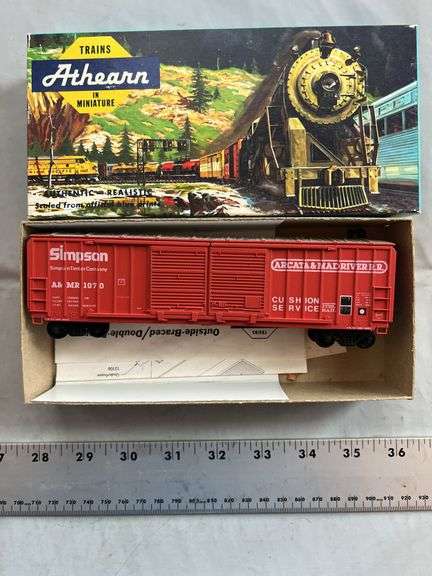 Athearn HO Scale 50’ Simpson Arcata & Mad River Railroad Boxcar - Sherwood Auctions