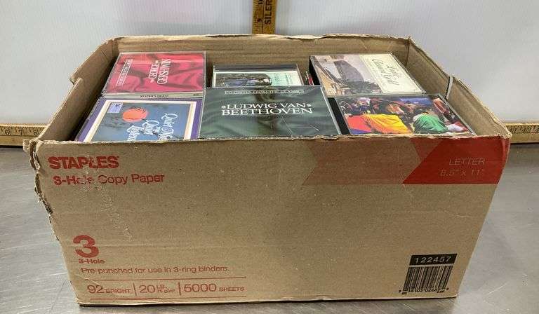 Box of Easy Listening & Classic Music CDs - Sherwood Auctions