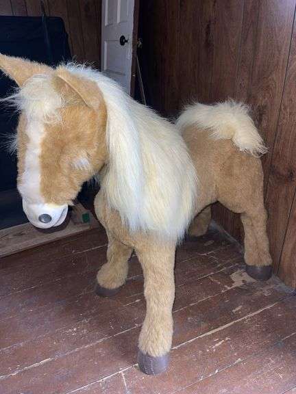 Hasbro Furreal Butterscotch Pony Horse, Interactive Ride-On Toy ...