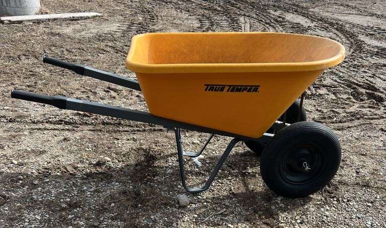 True Temper Two-Wheel Barrow - Sherwood Auctions