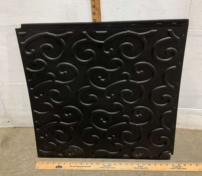12 Decorative Plastic Panels (24” x 24”) - Sherwood Auctions