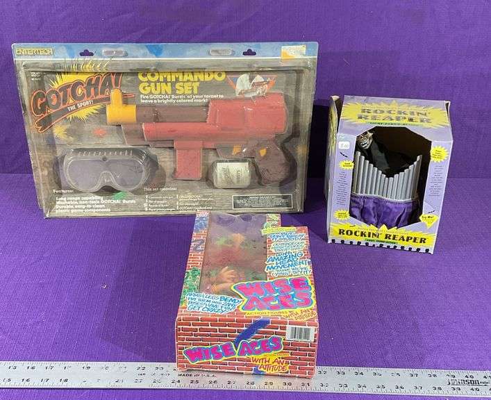 Gotcha Commando Set, Rocking Reaper & Wise Aces Action Figure ...