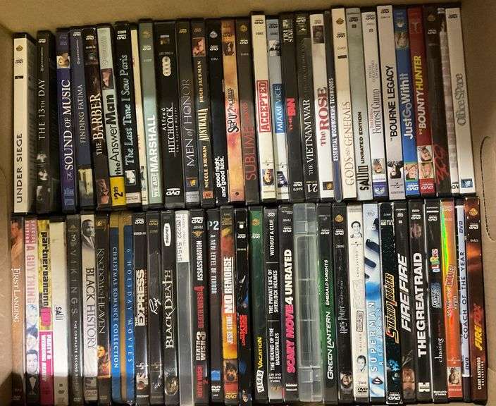 Box of DVDs - Sherwood Auctions