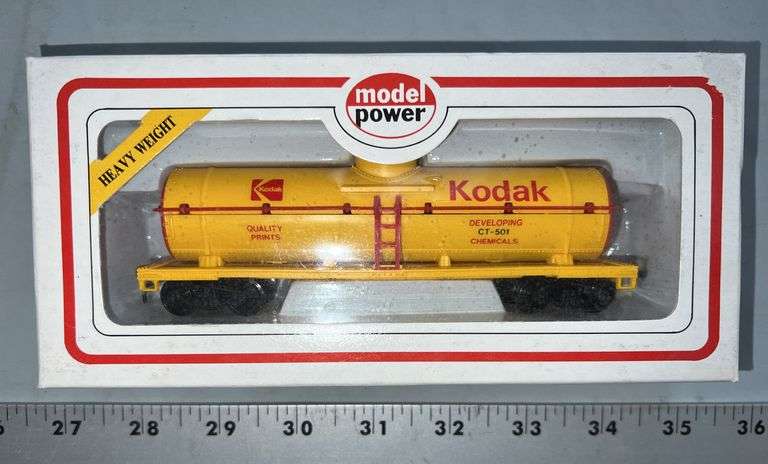 Model Power HO Scale Kodak Chemical Tanker #8102 - Sherwood Auctions