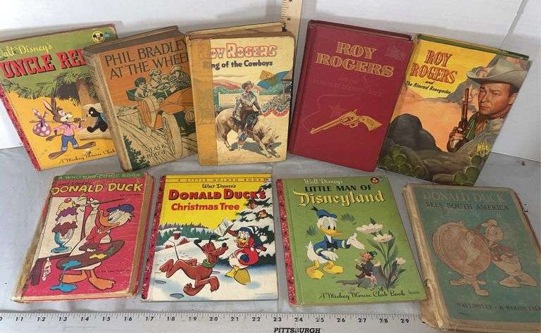 Roy Rogers Novels & Walt Disney Donald Duck Book Collection + Uncle ...